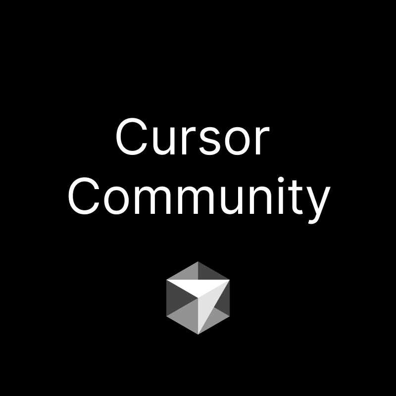 Cursor Community – Connect, Learn & Build with Tips & Tricks